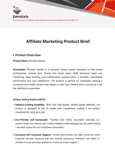 Free Affiliate Marketing Templates To Edit Online