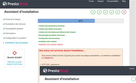 Erreur Installation Presta 1 7 6 2 Prestashop Download Installation Et Mise à Jour