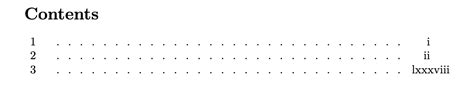 Table Of Contents Long Page Number Not Properly Right Aligned In ToC TeX LaTeX Stack Exchange