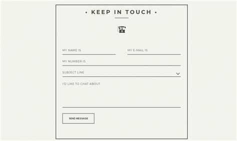 20 Beautiful Css Contact Forms Code Examples Onaircode