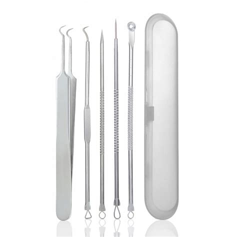 Blackhead Remover Pimple Popper Tool Kit Stainless Pimples Comedone Extractor Removal Tool