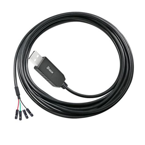 High Resolution Dtech Usb To Ttl Serial Adapter 33v Debug Cable Tx Rx Signal 4 Pin Female