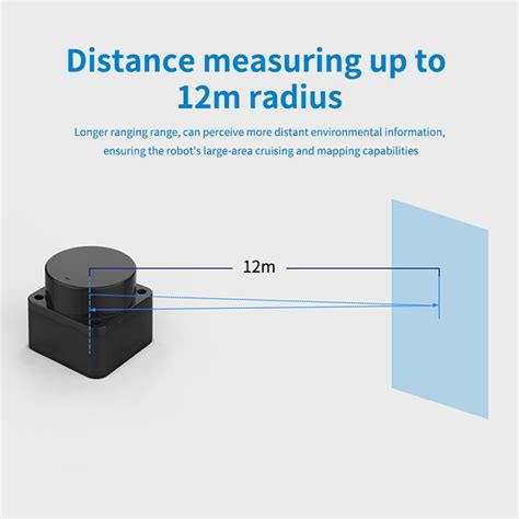 Ld06 Lidar Portable 360 Degree Dtof Laser Sensor Scanner Kit With 12m