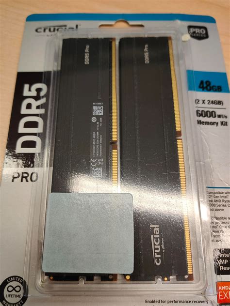 美光 Crucial Pro Ddr5 6000 48g（24g 2）