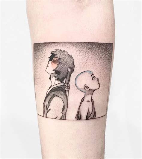 Aang And Zuko Tattoo Zuko Tattoos Simple Tattoos Avatar Anime