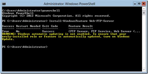 how to install the ftp server role on server core 4sysops