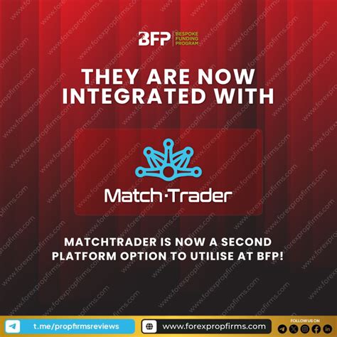 bfp unveils match trader integration forex prop firms