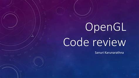 Open Gl Polygon Code Review Pptx