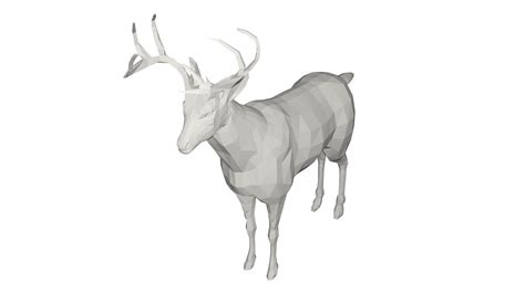 Deer 3d Model By Vlad25