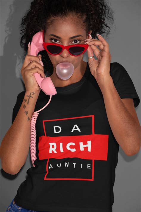 Women S T Shirt Gift For Aunt Gift For Auntie Rich Etsy