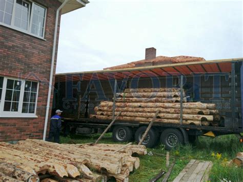 Процесс рубки сруба в чашу Строительная компания Фаворит Дзен