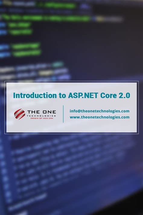 Introduction To Aspnet Core 20