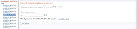 Solved Assignment Resources Chapter 5 Section 5 1 Question
