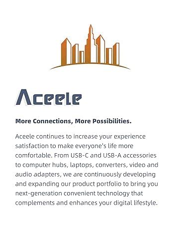 Amazon Com Aceele Usb Hub Gbps Usb Hub With Usb A Ports And Type C Power Supply
