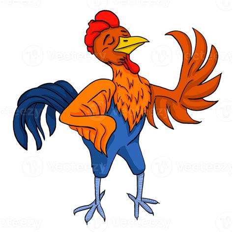 Cock Cartoon Bird 17222006 Png