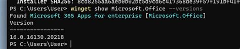 Package Issue Microsoftoffice Does Not Have Previous Versions