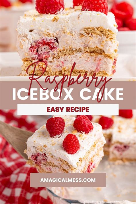 Make This Raspberry Icebox Cake For Your Next Summer Event Its An Easy No Bake Dessert With