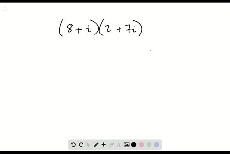 solved simplify write each result in a bi form 8 5 i 7 2 i