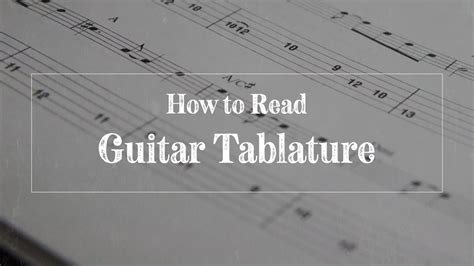 How To Read Guitar Tabs Beginner S Guide