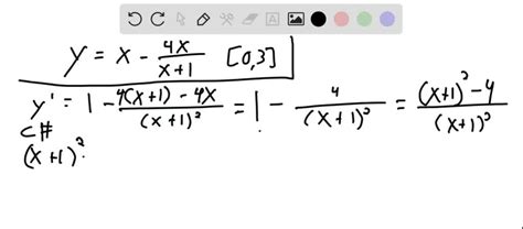 Solvedfind The Minimum And Maximum Values Of The Function On The Given Interval By Comparing
