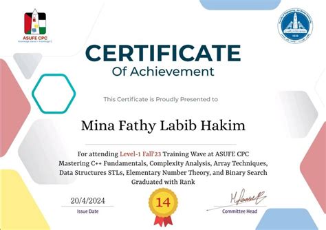 Mina Fathy On Linkedin Problemsolving Asufecpc Cplusplus 10 Comments