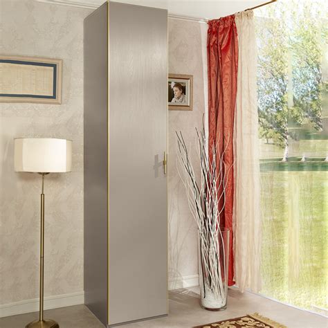 Шкаф 1 дв с алюминиевым профилем P600 Palmari Палмари купить в интернет магазине «Мебель на