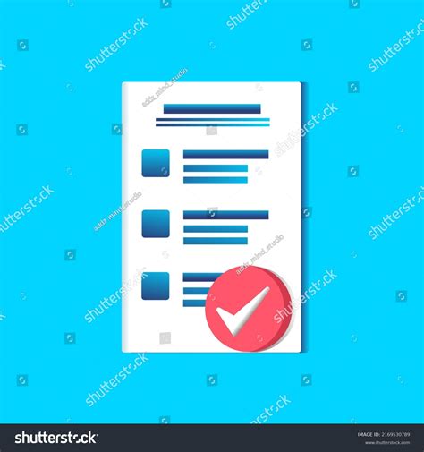 Document Icon Check Mark Symbol Logotype Stock Vector Royalty Free 2169530789 Shutterstock