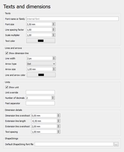 Draft Preferences FreeCAD Documentation