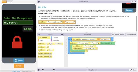 need help with easy blockly code when i run the program and type in
