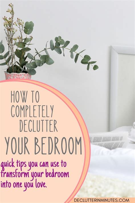 Declutter A Bedroom In Just Minutes A Day Artofit