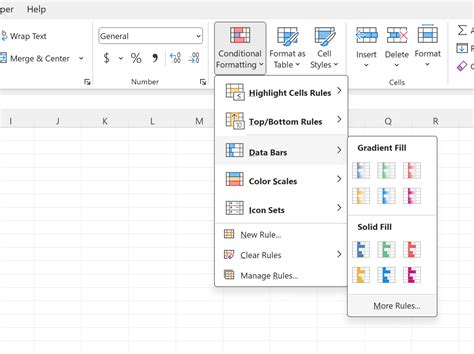 how to create in cell bar chart in excel with example