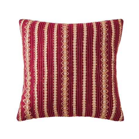 Nuvomon Jüt Kırlent Bordo 43x43 Cm