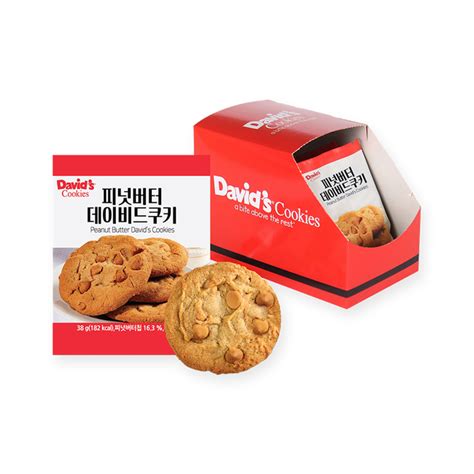 데이비드쿠키 피넛버터 디보트 코리아 코케비즈