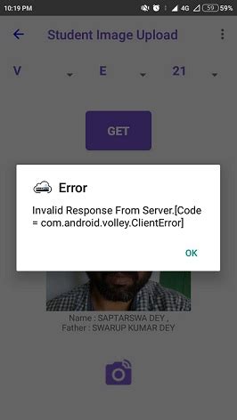 Php Android Volly Client Error While POST Stack Overflow