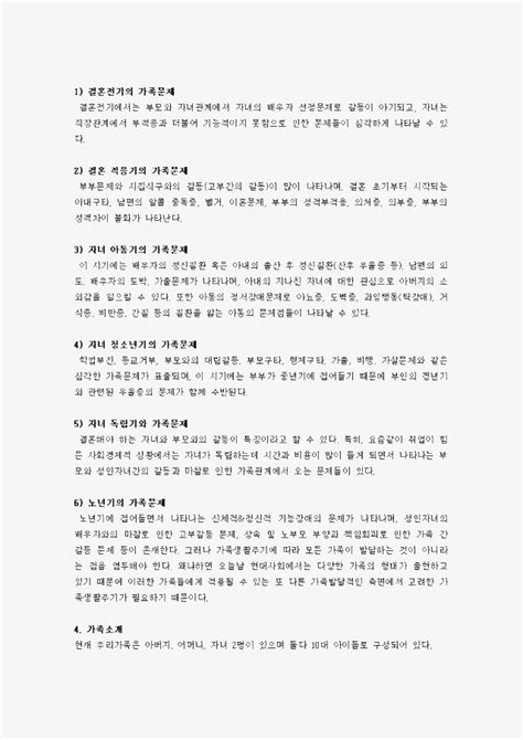 카터와 맥골드릭의 가족생활주기 6단계 중 어떤 단계가 있는지 설명하고 현재 해당하는 단계에서 경험하고 있는 어려움 그 어려움에 대한 정책적실천적 지원방안을 고민해 보십시오