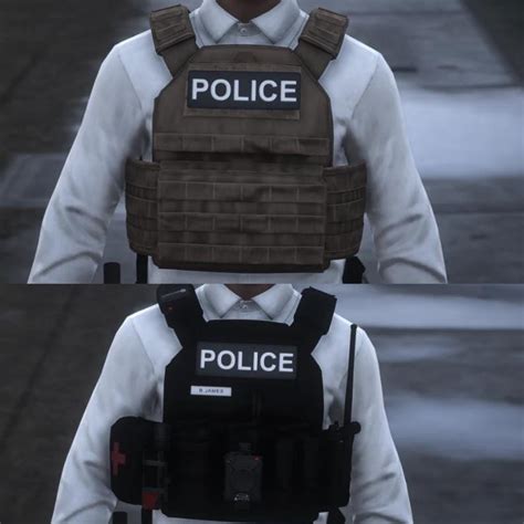 Fivem Lspd Eup Mega Pack Police Vest And Tac Vest Lapd And Lasd Belts And Fire Gear For Gta 5