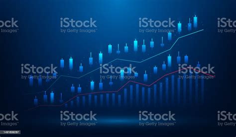 비즈니스 투자 그래프 다이어그램 주식 증가 기술 시장 차트 재무 그래프 성장 거래 이익 통계 벡터 일러스트레이션 환상적인 하이