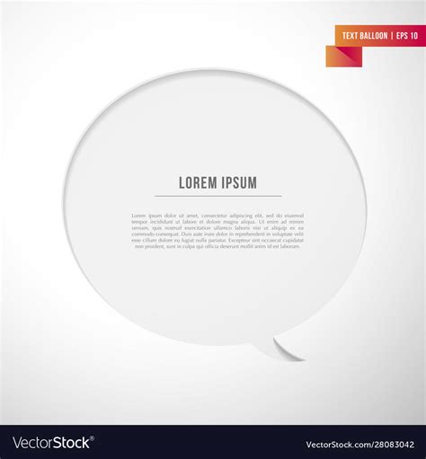 Conversation Box And Text Message Flat Isolated Vector Image