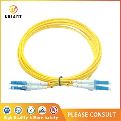 LC Upc To Sc APC Duplex OS Single Mode PVC Ofnr Mm Fiber Optic Cable Patch Cord Cable And