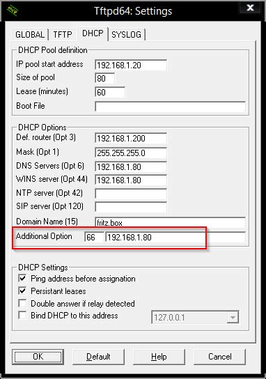 Cisco VOIP SIP DHCP Option TFTP Server Option 66 Oder 150 Znilwiki