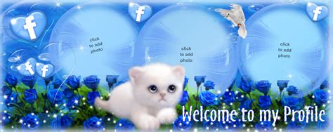 Sinnlichs Profile Cover Frames 2013 January August Welcome Blue Sinnlich Facebook Profile