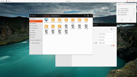 Make Your Gnome Shell Kind Of Look Like Unity With United Gnome Theme NoobsLab Eye On