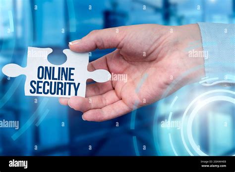 Text Caption Presenting Online Security Internet Concept Rules To Protect Against Attacks Over