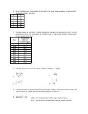 1. Linear, Quadratic, or Exponential Model? Analyzing Data Table | Course Hero