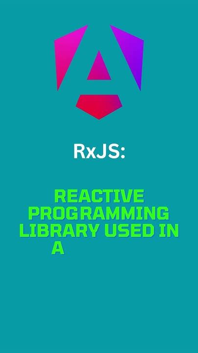 rxjs reactive programming library used in angular angular rxjs