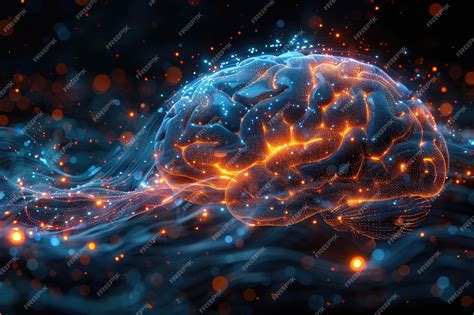 Premium Photo Parkinsons Pathways Surrealistic Scan Of Fading Neural Lights