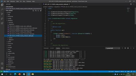 cara menggunakan php artisan migrate youtube