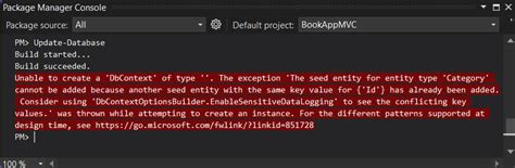 C The Seed Entity For Entity Type X Cannot Be Added Because The Was No Value Provided For