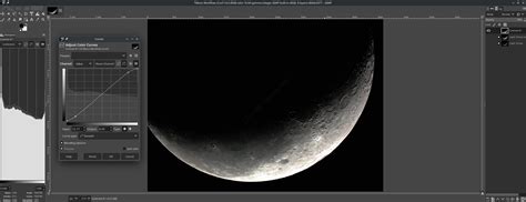 How To Sharpen Features In A Lunar Image In GIMP Chaotic Nebula