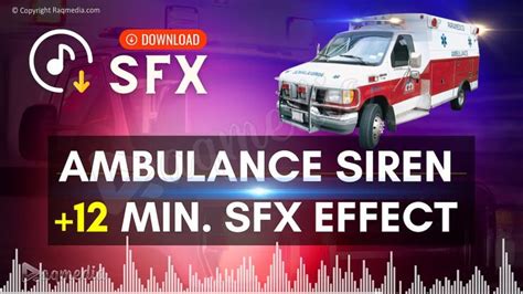 Ambulance Siren Sound Effect Free Download SFX in 2022 | Sound effects, Ambulance sound, Ambulance